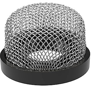 Saillong Stainless Steel Mesh Strainer ¾ Inch -14, Aerator Screen Strainer Stainless Mesh Compatible with Livewell Pump, MA-023 Screw on Strainer Industrial Plumbing Inline Strainers (1 Pcs)