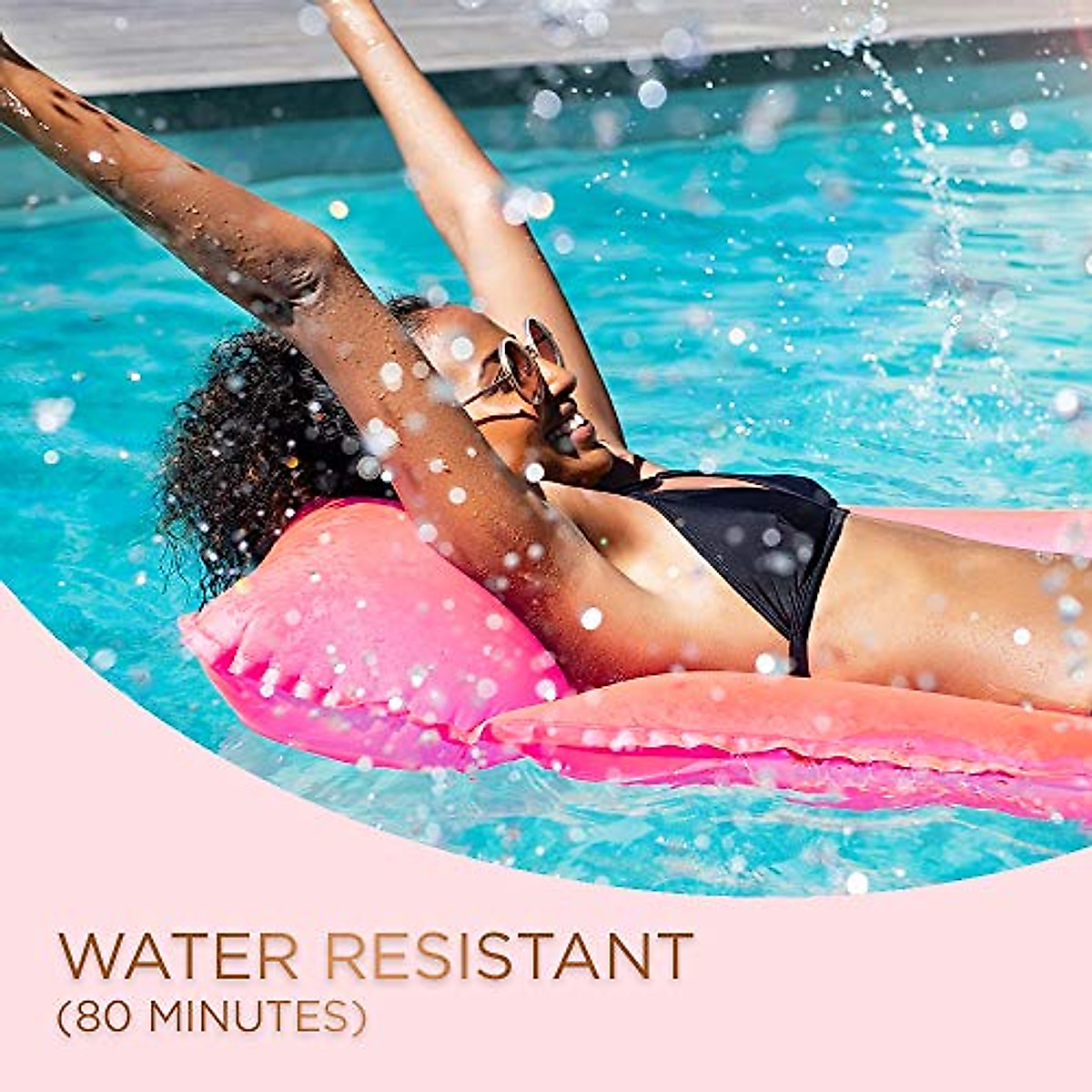 Coppertone Glow Hydragel SPF 50 Sunscreen Lotion with Shimmer, Broad Spectrum UVA/UVB Protection, Water-Resistant, Non-Greasy, Free of Parabens, PABA, Phthalates, Oxybenzone, 4.5 Fl Oz