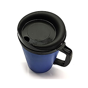 GAMA Electronics 2 ThermoServ Foam Insulated Coffee Mugs 34 oz (1) Blue & (1) Red