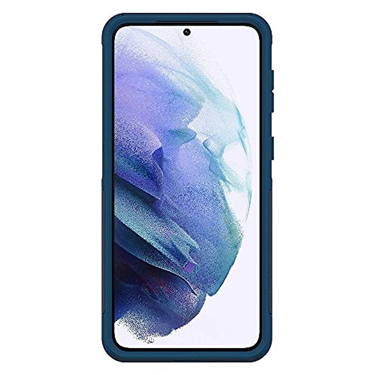 OtterBox Galaxy S21+ 5G (ONLY - DOES NOT FIT non-Plus size or Ultra) Commuter Series Case - BESPOKE WAY (BLAZER BLUE/STORMY SEAS BLUE), slim & tough, pocket-friendly, with port protection