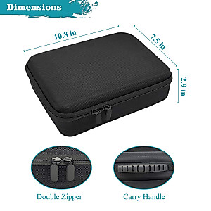 Carrying Case for Mini 2 - EVA Waterproof Hard Portable Carrying Case Travel Storage Bag for Mini 2 and Accessories