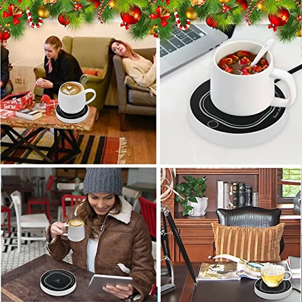Coffee Cup Warmer for Desk with Auto Shut Off,Coffee Mug Warmer for Desk Office Home-Birthday Gifts
