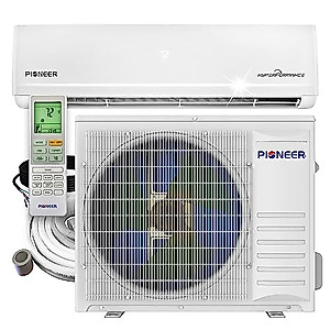 Pioneer® Hyperformance™ 24,000 BTU 21 SEER2 Ductless Mini Split Inverter++ Wi-Fi Enabled Air Conditioner Hyper Heat Pump Full Set