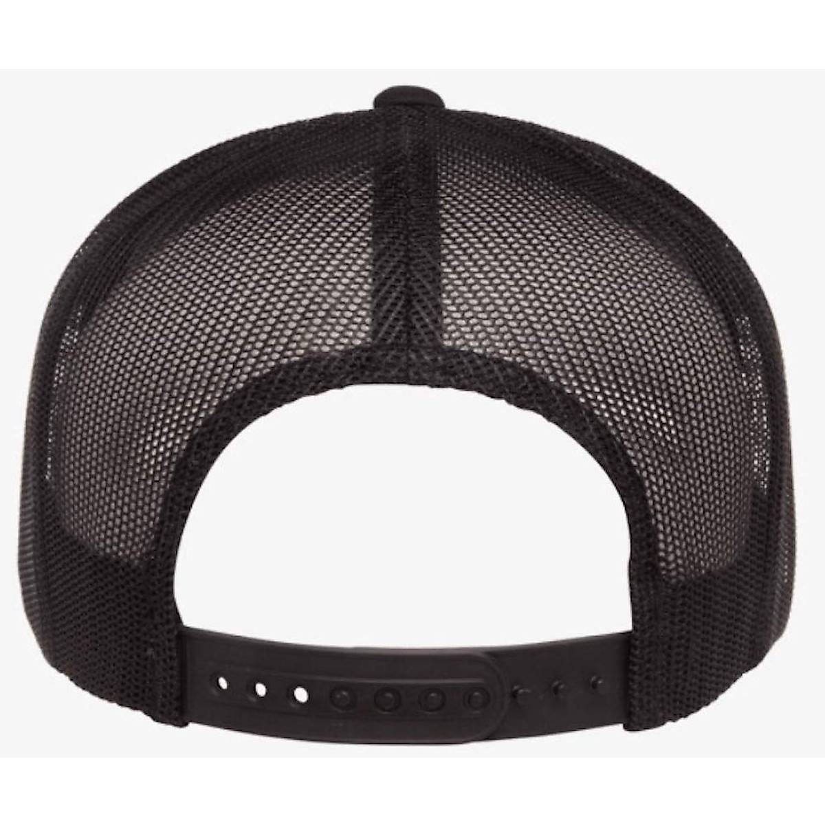 Flexfit Adjustable Snapback Classic Trucker Hat 6006 (Black)