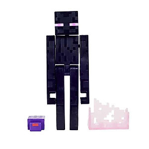 Mattel Minecraft Craft-A-Block Assortment Figures, Authentic Pixelated Video-Game Characters, Action Toy to Create, Explore and Survive, Collectible Gift for Fans Age 6 Years and Older