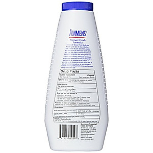 Ammens Medicated Powder Shower Fresh 11 oz (Pack of 4)