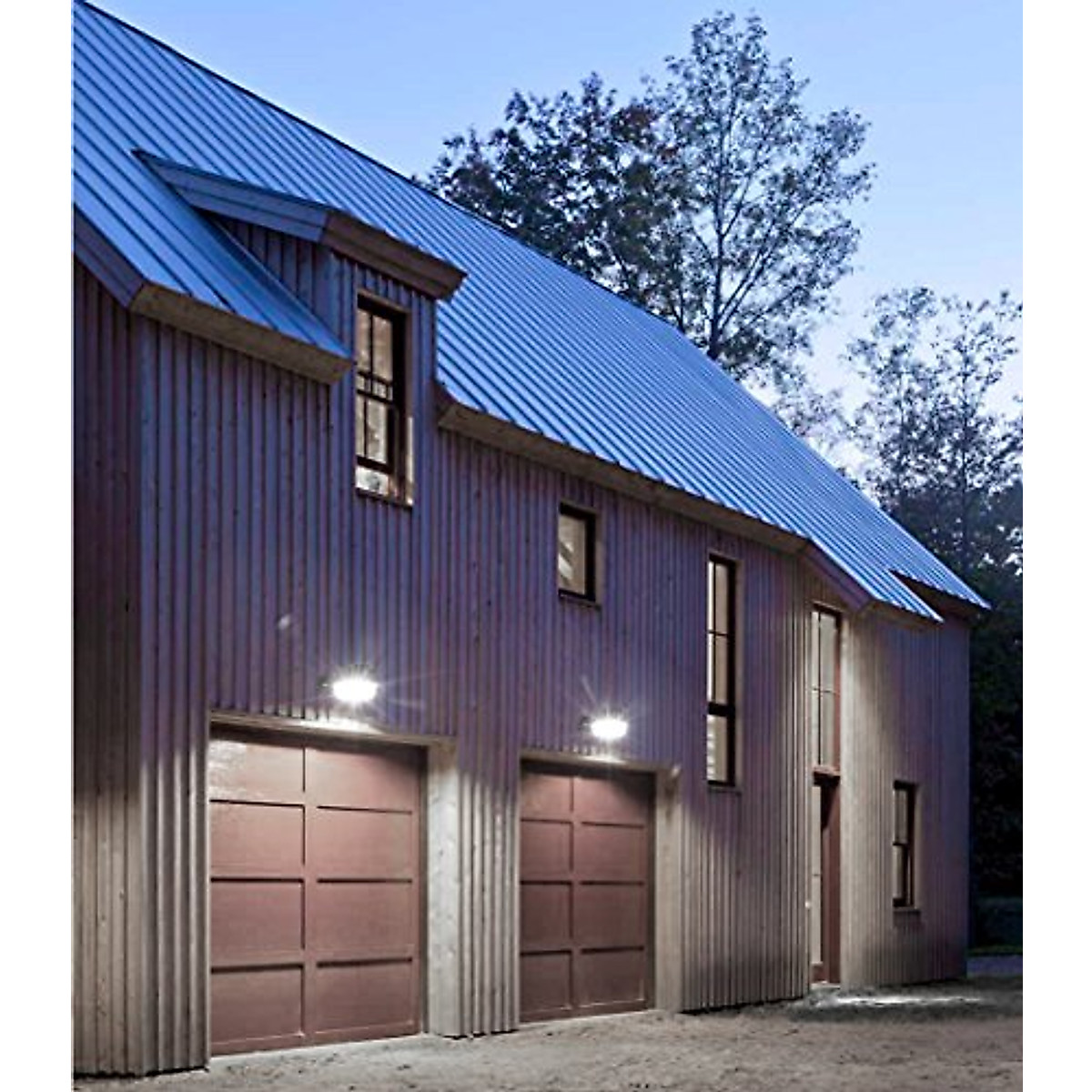 TORCHSTAR 80W Dusk to Dawn Area Light, LED Barn Lights, with Photocell, Outdoor Waterproof Street Flood Lighting, 800W Incandescent Equivalent, 5000K Daylight