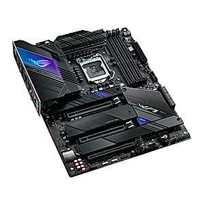 ROG Strix Z590-E Gaming WiFi 6E LGA 1200(Intel® 11th/10th Gen) ATX gaming motherboard (PCIe 4.0, 14+2 power stages, DDR4 5333+, Dual Intel® 2.5 Gb LAN,Thunderbolt 4, 4xM.2/NVMe SSD and AURA RGB)