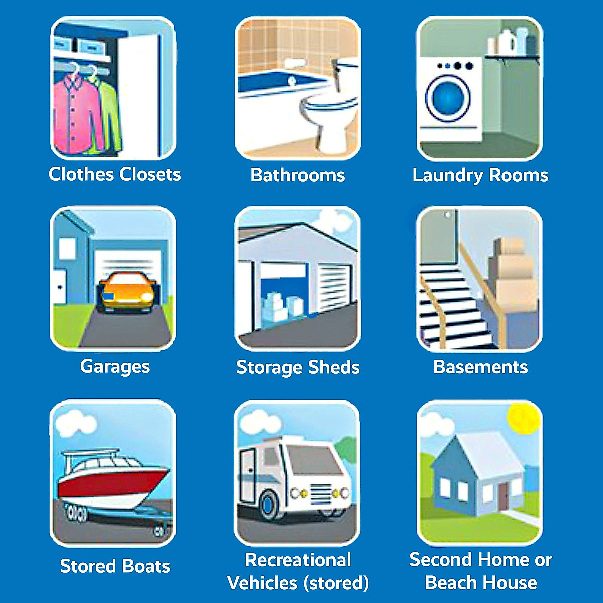 DampRid Lavender Vanilla Hanging Moisture Absorber, 3 Pack, for Fresher, Cleaner Air in Closets