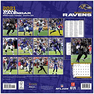 Baltimore Ravens 2021 Calendar