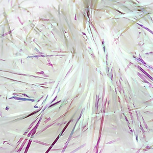 200 Grams Sparkly Iridescent Film PP Hamper Shreds & Strands Shredded Crinkle Confetti for DIY Gift Wrapping & Basket Filling