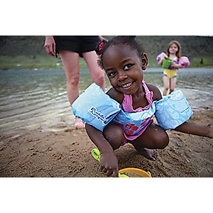 STEARNS Original Puddle Jumper Kids Life Jacket | Deluxe Life Vest for Children, Blue Flower, 30-50 pounds (Color May Vary)