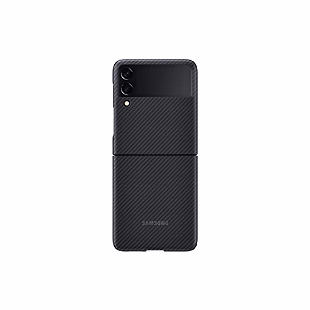 SAMSUNG Galaxy Z Flip 3 Phone Case, Aramid Protective Cover, Heavy Duty, Shockproof Smartphone Protector, US Version, Black (EF-XF711SBEGUS)