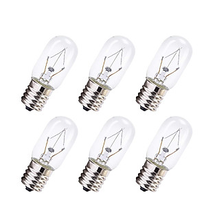 8206232A Microwave Light Bulb, T8 Microwave Exterior Light Bulb 25Watt Appliance Light Bulb Replacement Oven Part for 8206232A 1890433 8206232 AP4512653, 6Pack