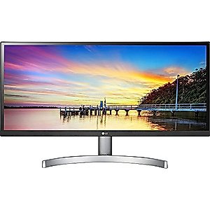 LG 29WK600-W 29" UltraWide 21:9 WFHD (2560 x 1080) IPS Monitor with HDR10 and FreeSync, Black