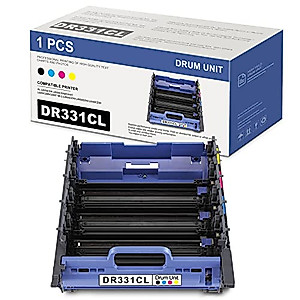(1 Pack) DR-331CL Color Remanufactured Drum Compatible Replacement for Brother Printer DR331CL Drum Unit-Retail Packaging,HL-L8250CDN MFC-L8600CDW L8850CDW L9550CDW Printer