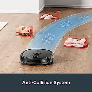 EUREKA Robotic Vacuum Cleaner, NER650 2000Pa Robot Vacuum with LDS Navigation, Smart Mapping and Wi-Fi Connected for Carpet Floor with Alexa Google Assistant Black