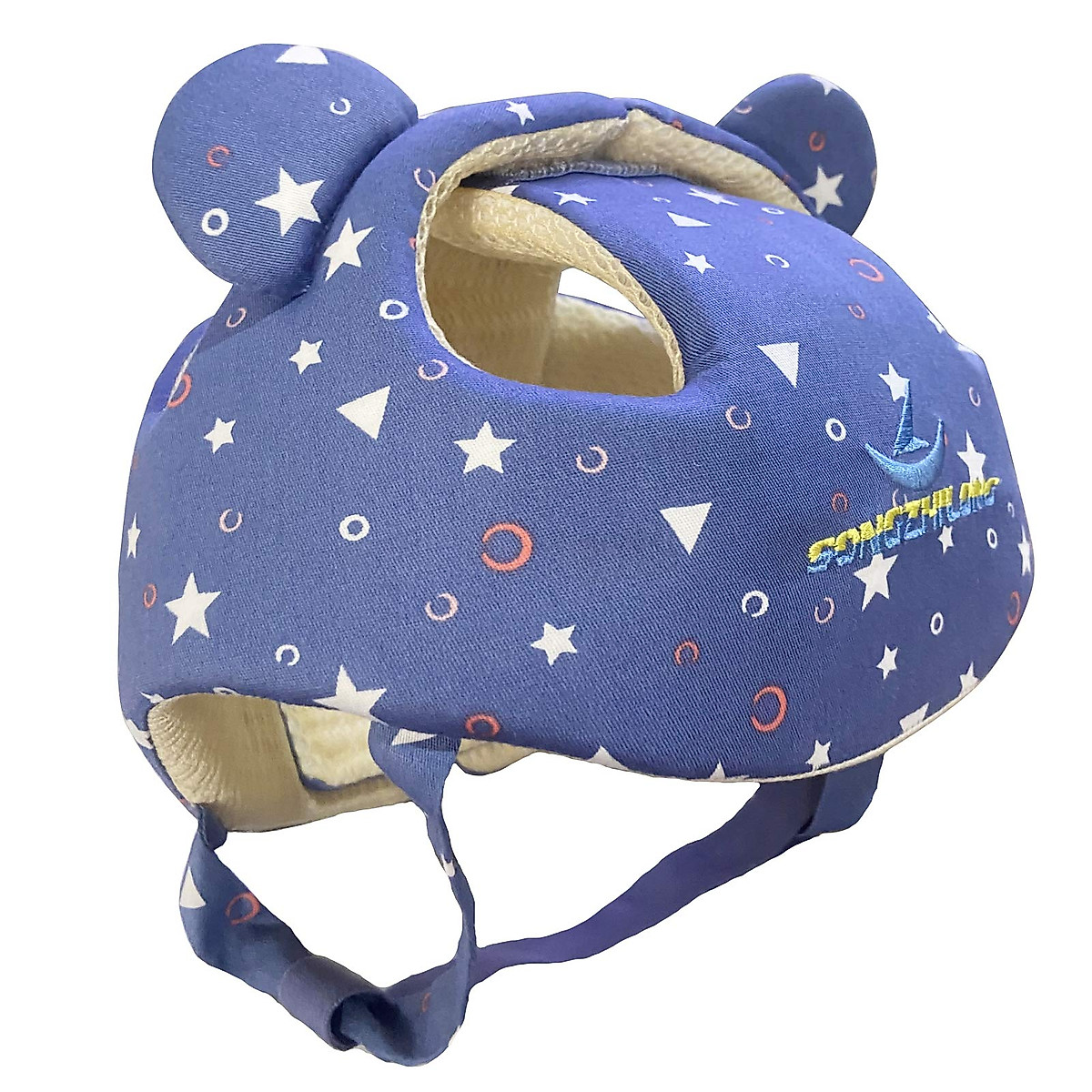 Ocanoiy Baby Infant Toddler Helmet Safety Headguard Head Protective Cushion Cute Children Adjustable Safety Helmet Hat Harnesses Cap Kid Child Crawl Walk Playing (Starry Blue)