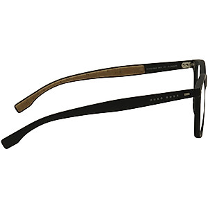 Boss hub Plastic Rectangular Eyeglasses 53 00R5 Black