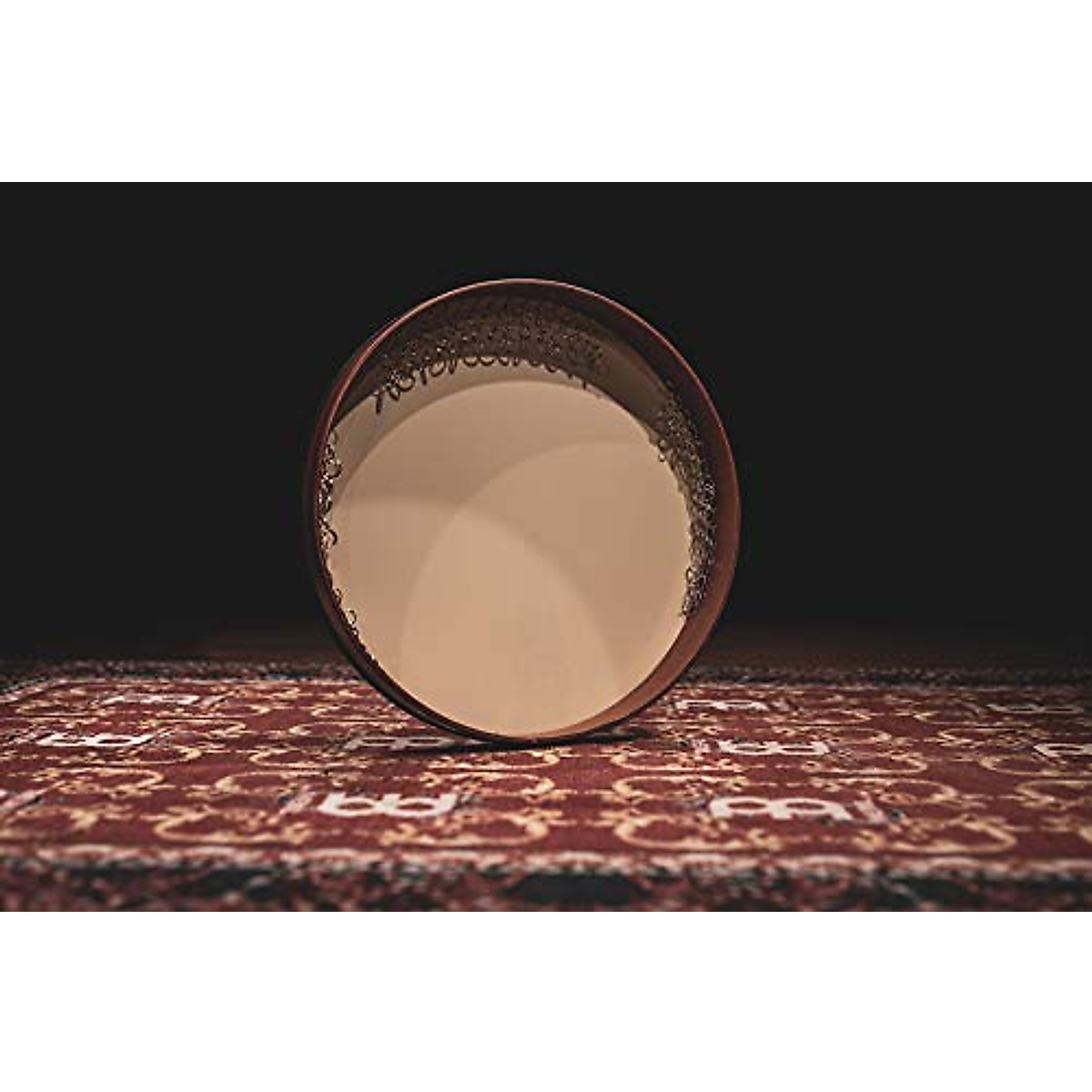 Meinl, 20 inches Frame Drum with Metal Rings, DAF-NOT Made in China-Coated Synthetic Head, Antique Brown Finish, 2-Year Warranty, 20" Diameter (FD20D-TF)