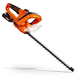 SuperHandy Hedge Trimmer 17-Inch Cordless Electric 20V 2Ah Lightweight Lawn and Garden Landscaping