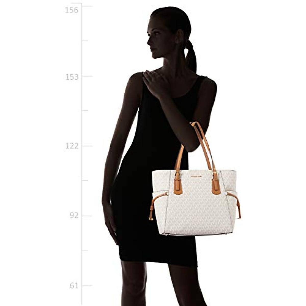 Michael Kors Voyager East/West Signature Tote Vanilla One Size