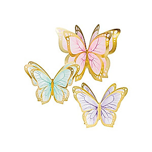 Golden Butterfly Centerpiece, 3 ct