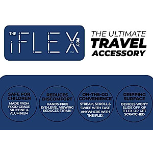 iFLEX Adjustable Cell Phone Stand and Tablet Stand for Work and Home – Flexible Phone Holder
