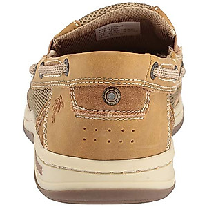 Margaritaville Men's Anchor Slip On Boat Shoe, Light Tan, 10.5