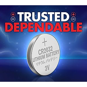 ACDelco 24-Count CR2032 Batteries, Lithium 3V Coin Cell Button Battery Pack for Watch and Small Electronics, 5 Year Shelf Life