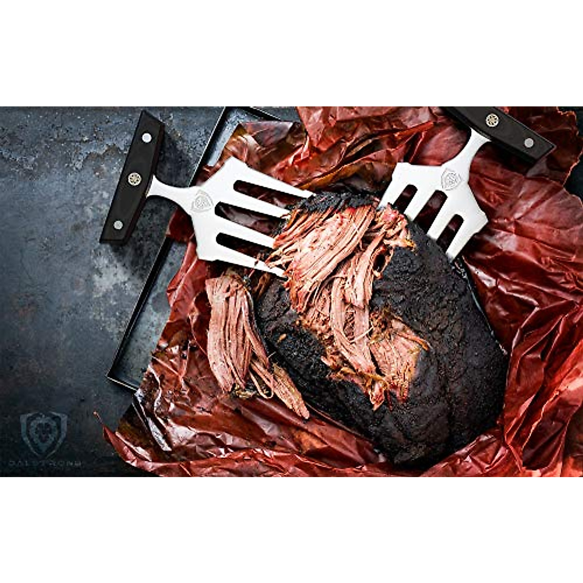 DALSTRONG Meat Shredding Claws - Multi-Use Shredding Tool - Lifting, Pulling, Handling Utensils - X2 - Premium HC Stainless Steel - G10 Handle - BBQ Meats & More