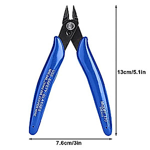 170 Wire Cutters Flush Cutter Pliers Set, Dikes Wire Cutter for Crafts Making, Micro Side Cutters for Plastic Models, Diagonal Cutte