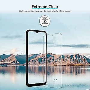 OMOTON [3 Pack] Screen Protector Compatible for Samsung Galaxy A03 / A03s / A03 Core, Bubble free, HD-Clear, Case Friendly, Tempered Glass Film for Galaxy （A03 & A03s & A03 Core）