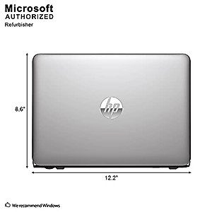 HP EliteBook 820 G3 12.5 Inch Business Laptop, Intel Core i7 6600U up to 3.4GHz, 16G DDR4, 512G SSD, WiFi, BT 4.0, VGA, DP, Win 10 64 Bit-Multi-Language Supports En/Sp/Fr(Renewed)