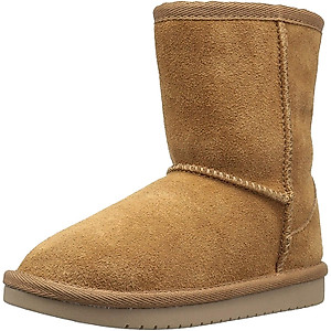 Koolaburra by UGG Kids Koola Short Fashion Boot, Chestnut, 03 Youth US Little Kid