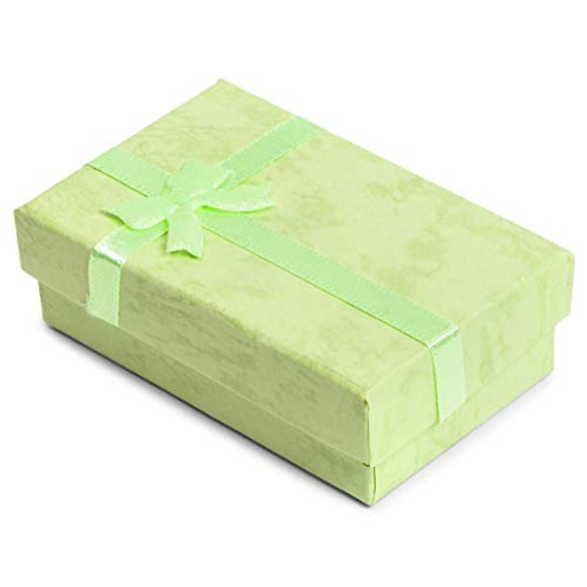 Jewelry Gift Box Set with Lids and Ribbon Bows (2 x 3 x 1 In, 4 Colors, 12 Pack)