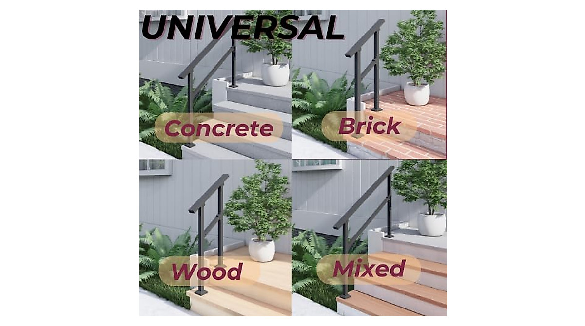 CHR Hand Rails for Steps - Durable & Easy Installation