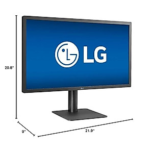 LG 24MD4KL-B 24-inch Ultrafine 4K UHD IPS LED Monitor with Built-in Speakers, 3840x2160 (Renewed)