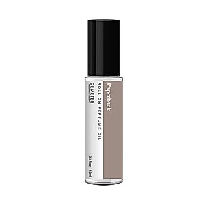DEMETER Paperback Roll On Perfume Oil, 0.33 Oz, Long-Lasting