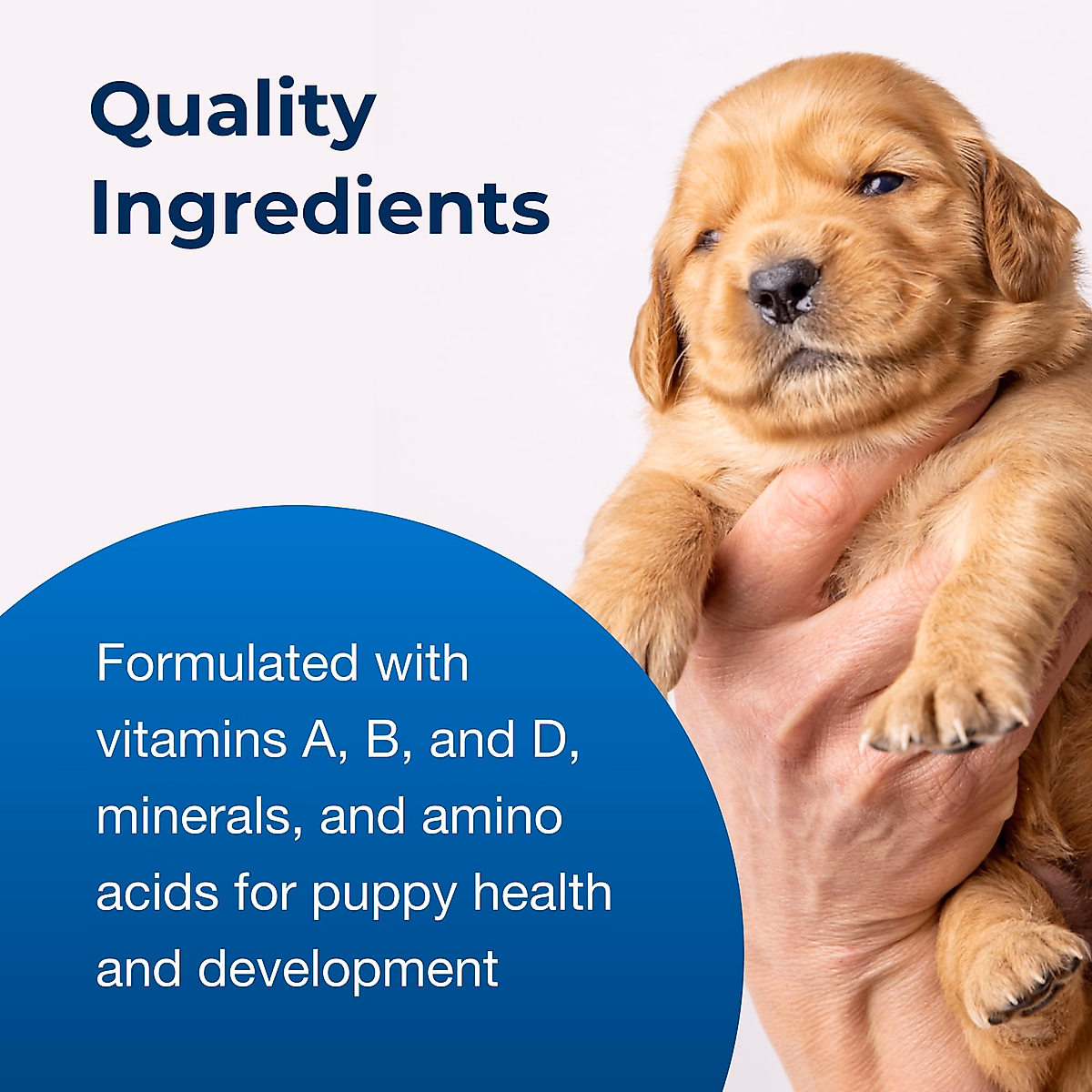 Pet-Ag PetLac Powder for Puppies - 10.5 oz, Pack of 4 - Puppy Milk Replacement Powder for Puppies Newborn to Six Weeks Old - Easy to Digest