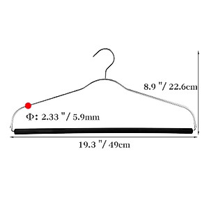 FREZON Extra-Wide Drapery Hangers Blanket Hangers Heavy Duty Space Saving with Nonslip Tube- Great for Quilts, Sleeping Bags, Comforters, Table Cloths(8 Pack)