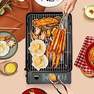 YINMANQ Gas Grill Portable Butane Stove, tabletop BBQ Grill, Korean bbq Grill for Outdoor Cooking Camping or Tailgating | Fried Roasted Cooking With Carry Case|Stainless Steel Griddle…