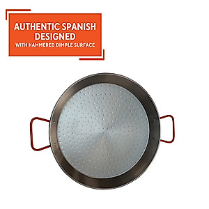 IMUSA USA , Red Paella Pan 15-Inch, 15 Inch