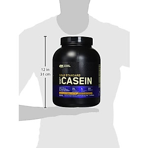 Optimum Nutrition Casein Powder, Chocolate Peanut Butter, 4 Pound