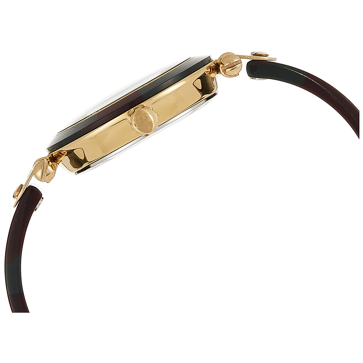 Anne Klein Women's Resin Bangle WatchGreen/Gold