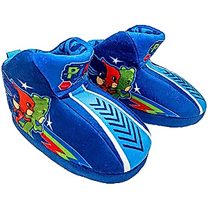 PJ Masks Boy's Slipper Bootie, Hero Trio With Stipple Outsole, Todder Boy's Size 5/6