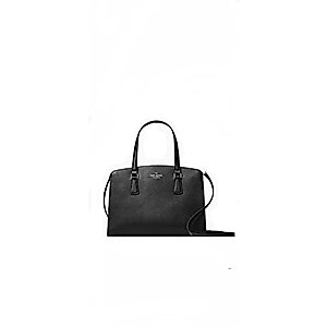 Kate Spade Perry Medium Leather Satchel (Black)