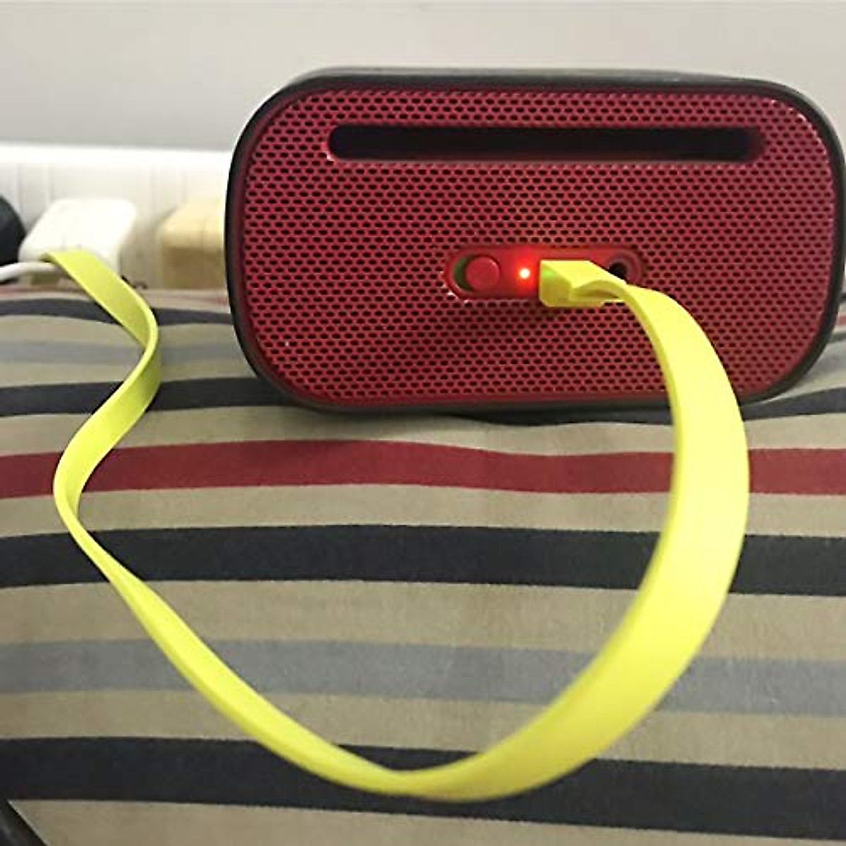 Toeasor Replacement Charger Cable Cord Compatible with Logitech UE Boom/UE Boom 2/ Megaboom/Miniboom/Roll Speaker (Yellow)