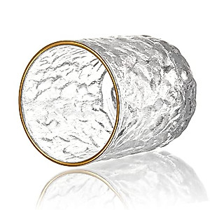 ANBFF Whiskey Glasses Set of 2, Rocks Glass, Vintage Drinking Glasses Cups, 7.4 oz Crystal Old Fashioned Tumblers with Premium Gift Box - for Bourbon, Scotch, Cocktails, Tequila, Cognac