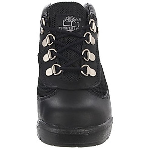 Timberland Euro Hiker Leather and Fabric Boot (Toddler/Little Kid/Big Kid),Black,3.5 M US Big Kid